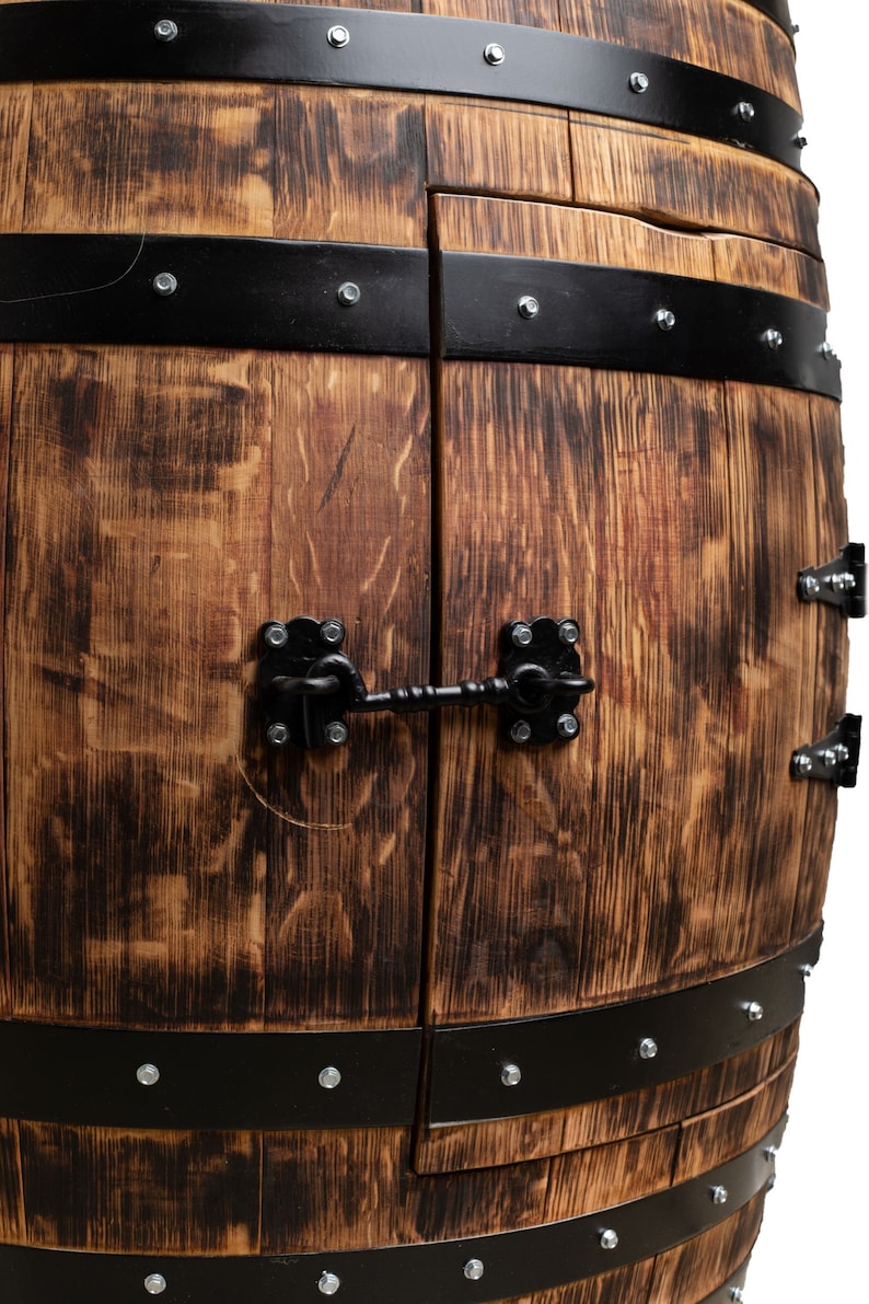 Rustic Half Wine Barrel Bathroom Sink Vanity With Hammered - Etsy