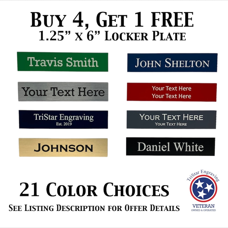 Metal Name Room Plate - Etsy