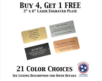 Personalized Office Name Plate With Desk Holder Custom Laser Engraved ...