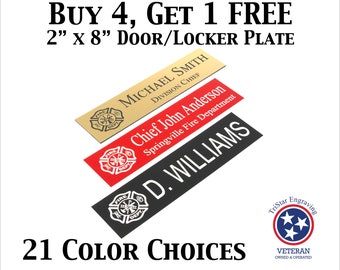 Firefighter Gear Locker Name Tag - Etsy