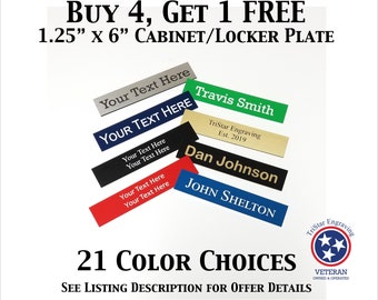 Magnet Locker Name Plate - Etsy