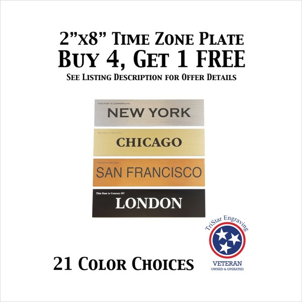 Time Zone Signs - Etsy