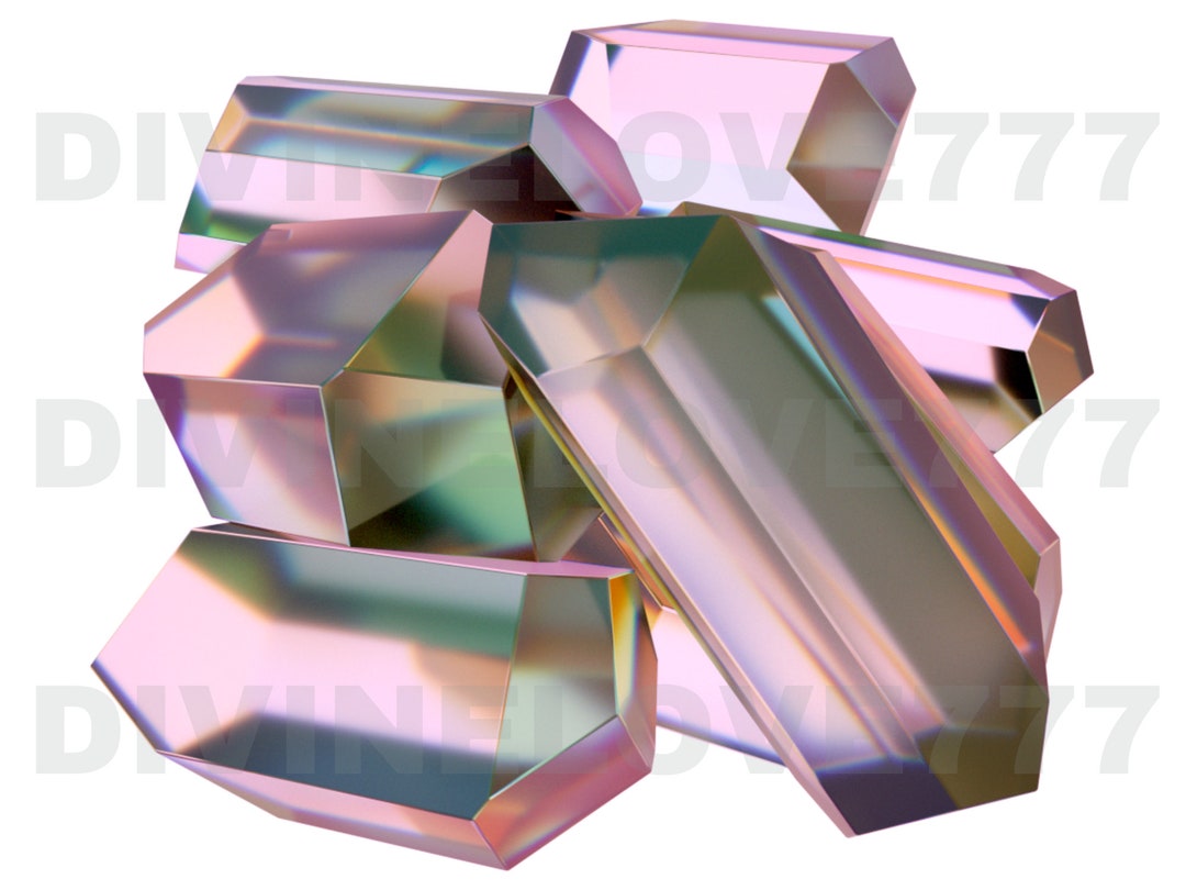 Crystal SVG Quartz Crystal SVG Crystal Cluster SVG Angel Aura Svg, 3d ...