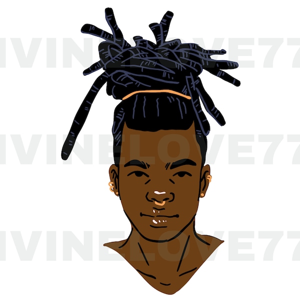 Dreads Svg - Etsy