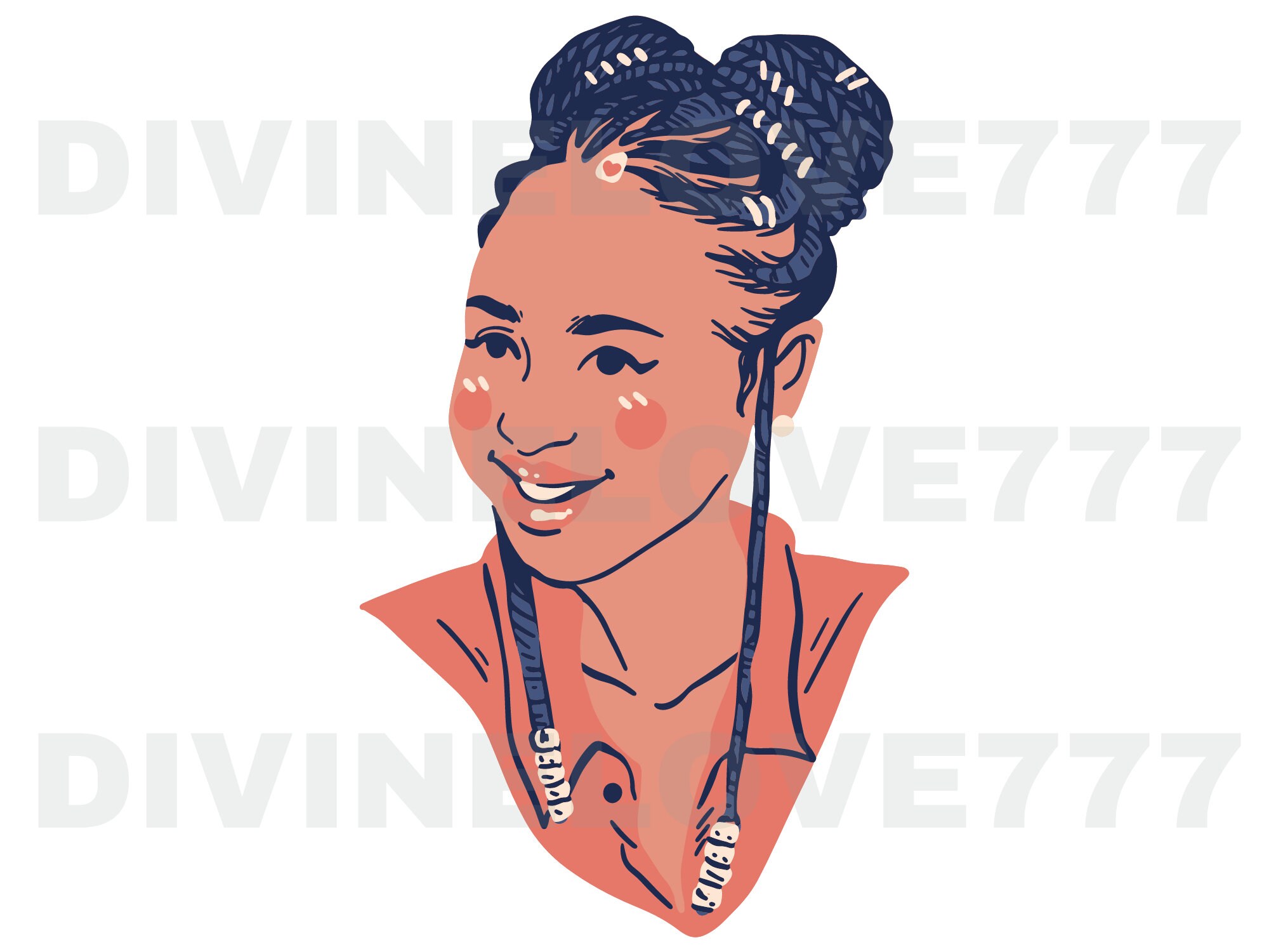 Buy Braids Woman SVG PNG Black Woman SVG Black Girl Svg Svg Online in ...