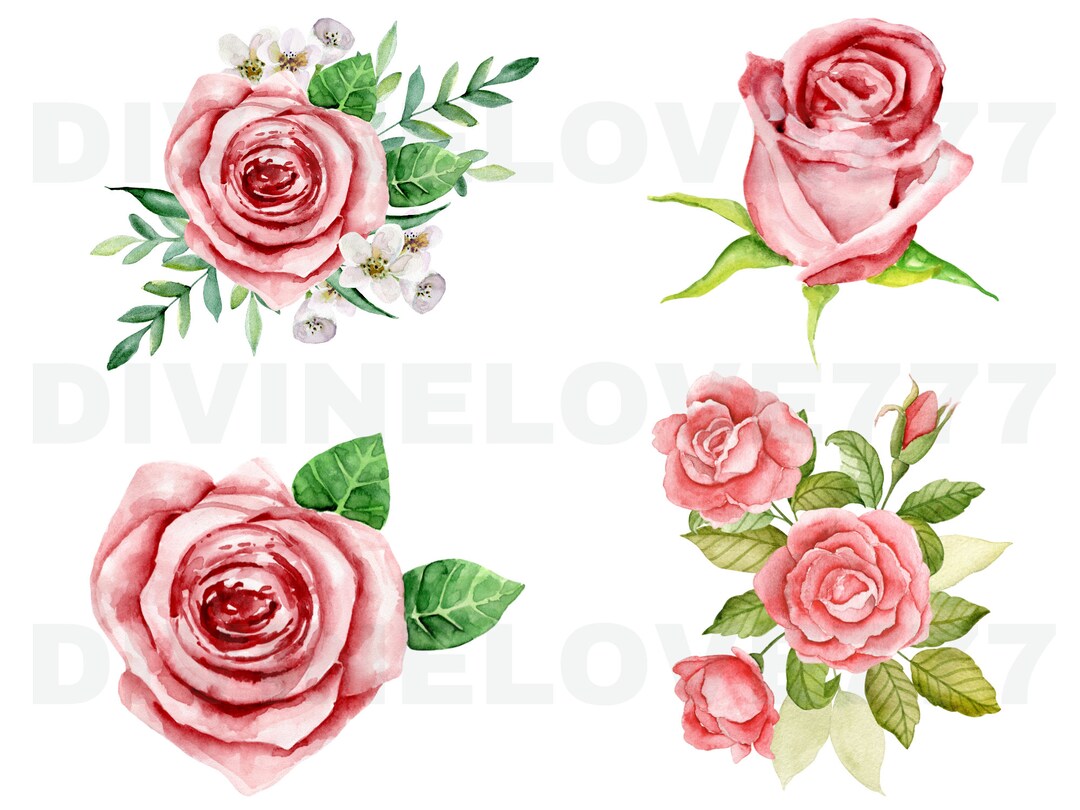 Rose SVG Flower SVG - Etsy