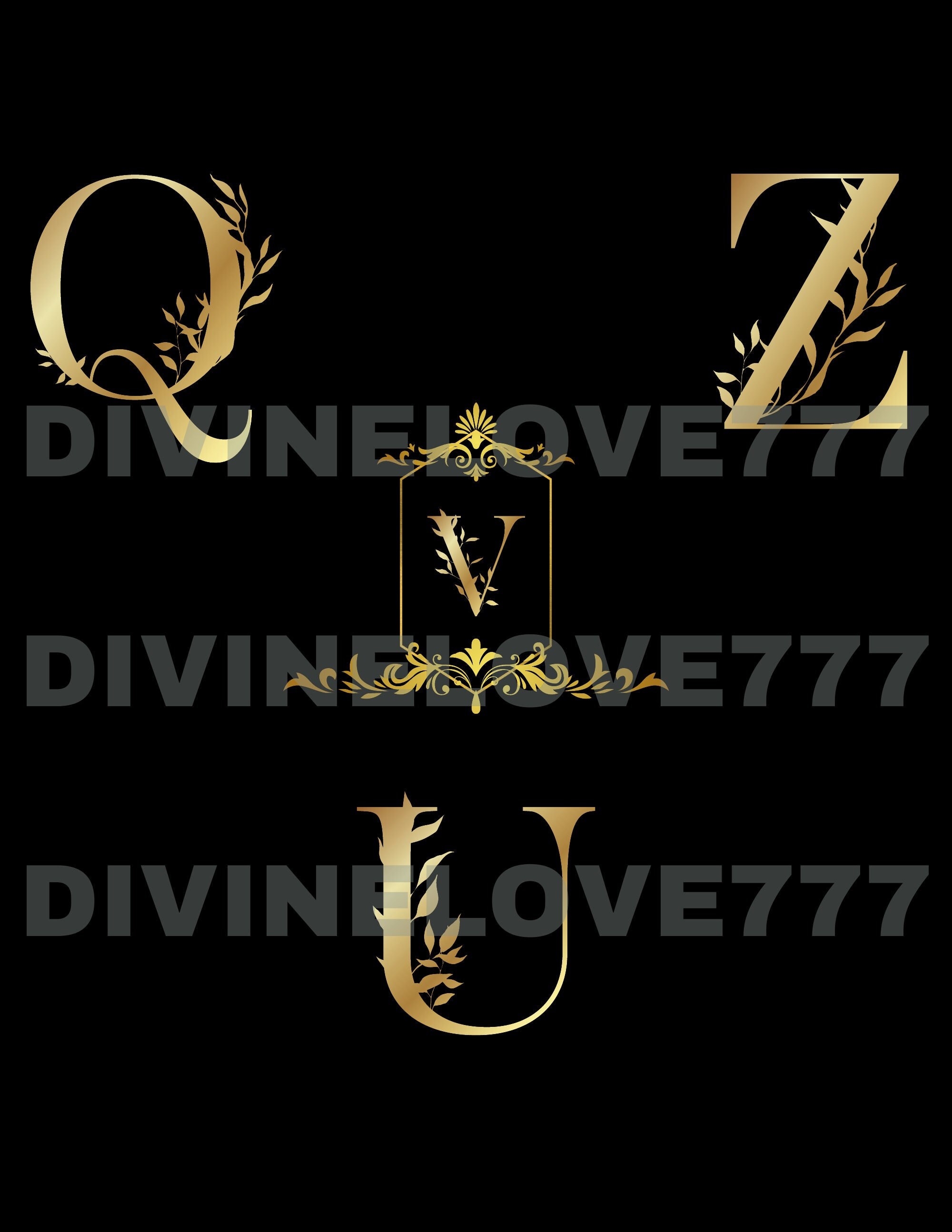 Letra SVG / Oro SVG / Alfabeto SVG - Etsy España