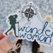 Wander Woman Sticker | Etsy