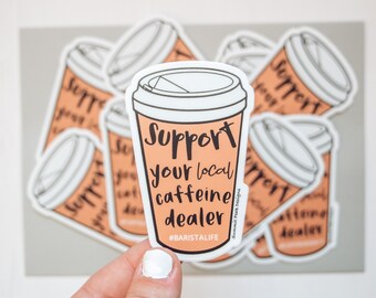 Barista Sticker - Etsy