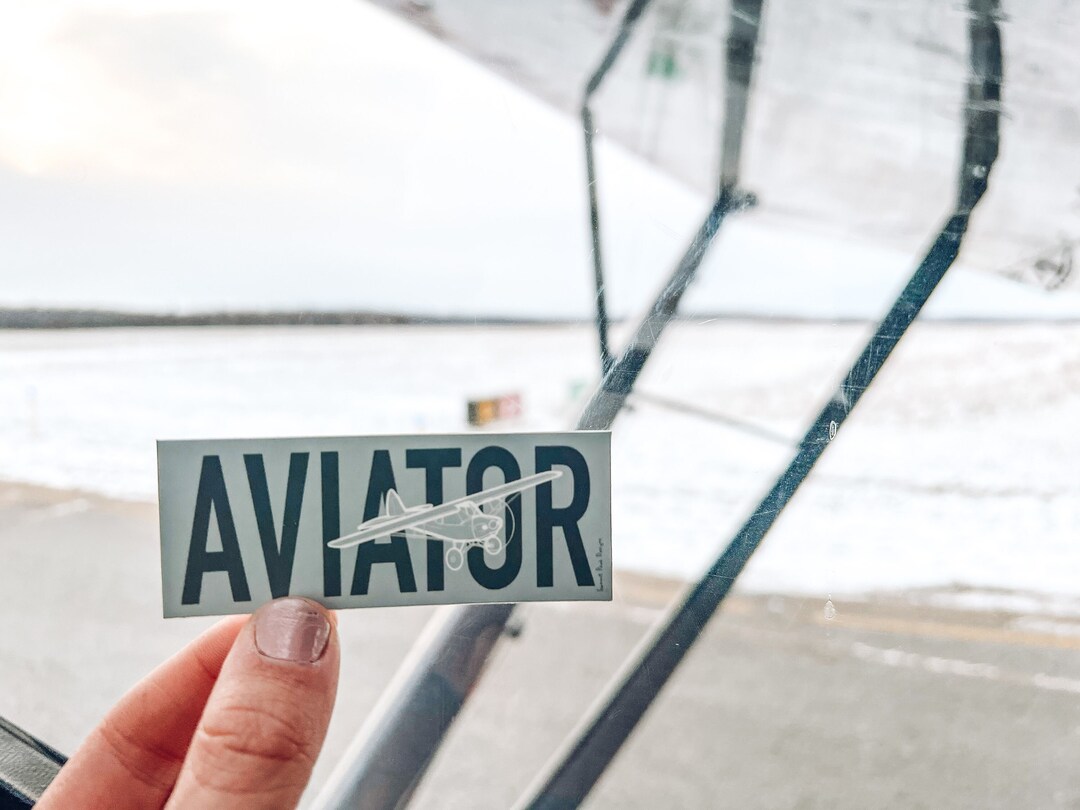 Aviator Sticker - Etsy