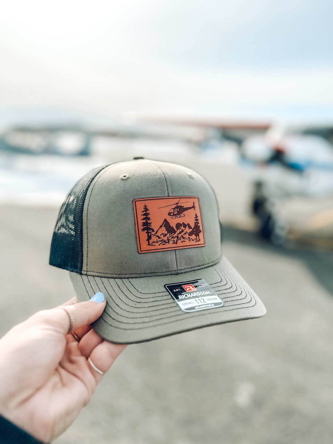Helicopter Trucker | Heli Hat - Etsy