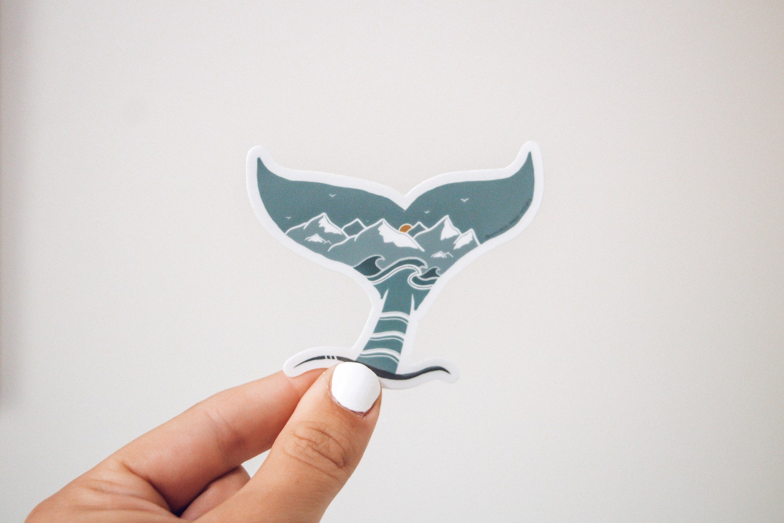 Whale Tail Sticker Whale Sticker Whale Tail - Etsy