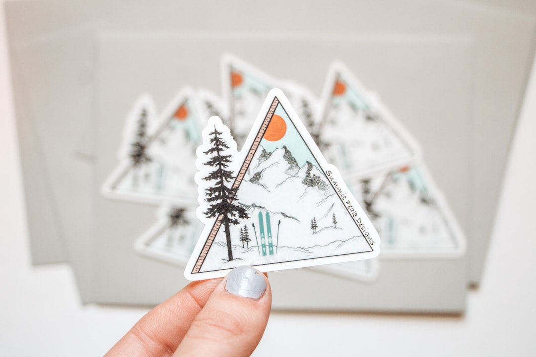 Ski Sticker | Backcountry Ski | Winter | - Etsy