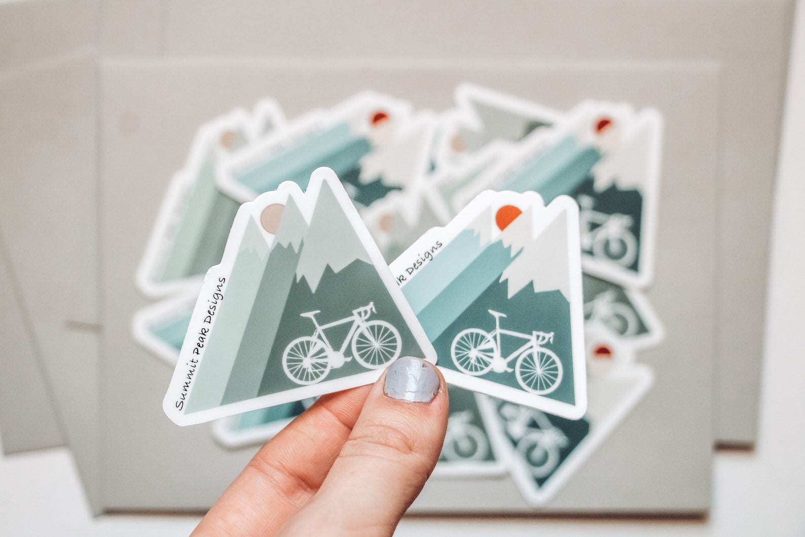 Mountain Bike Sticker Bike Sticker Cyclist Ride - Etsy