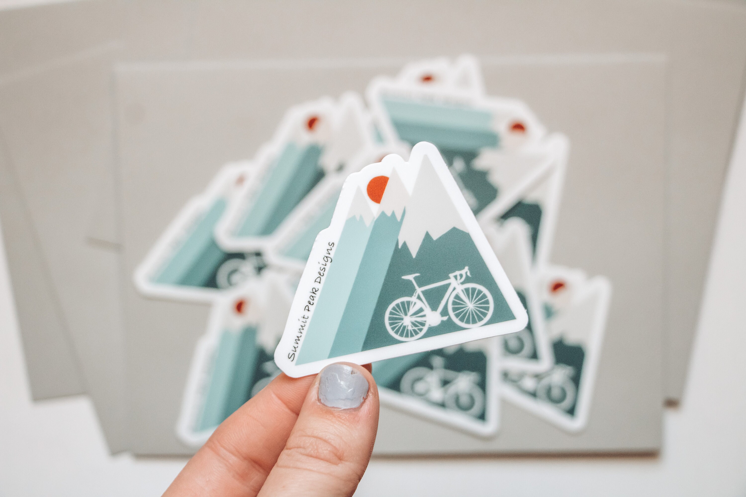 Mountain Bike Sticker Bike Sticker Cyclist Ride - Etsy