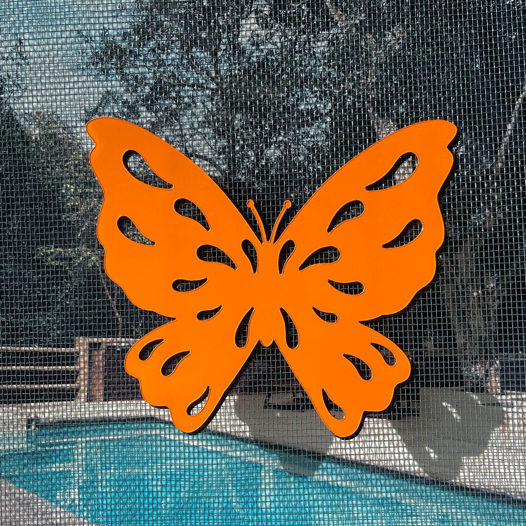 Butterfly Screen Door Magnet inside-out Set Magnetic Screen Door Saver ...