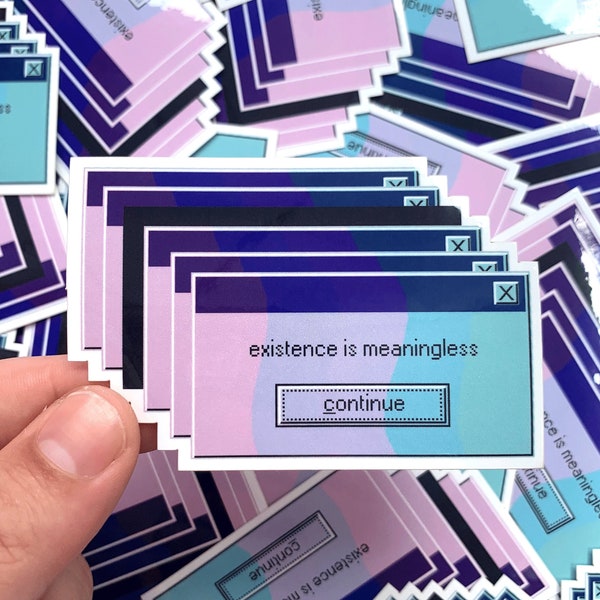 Vaporwave Sticker - Etsy