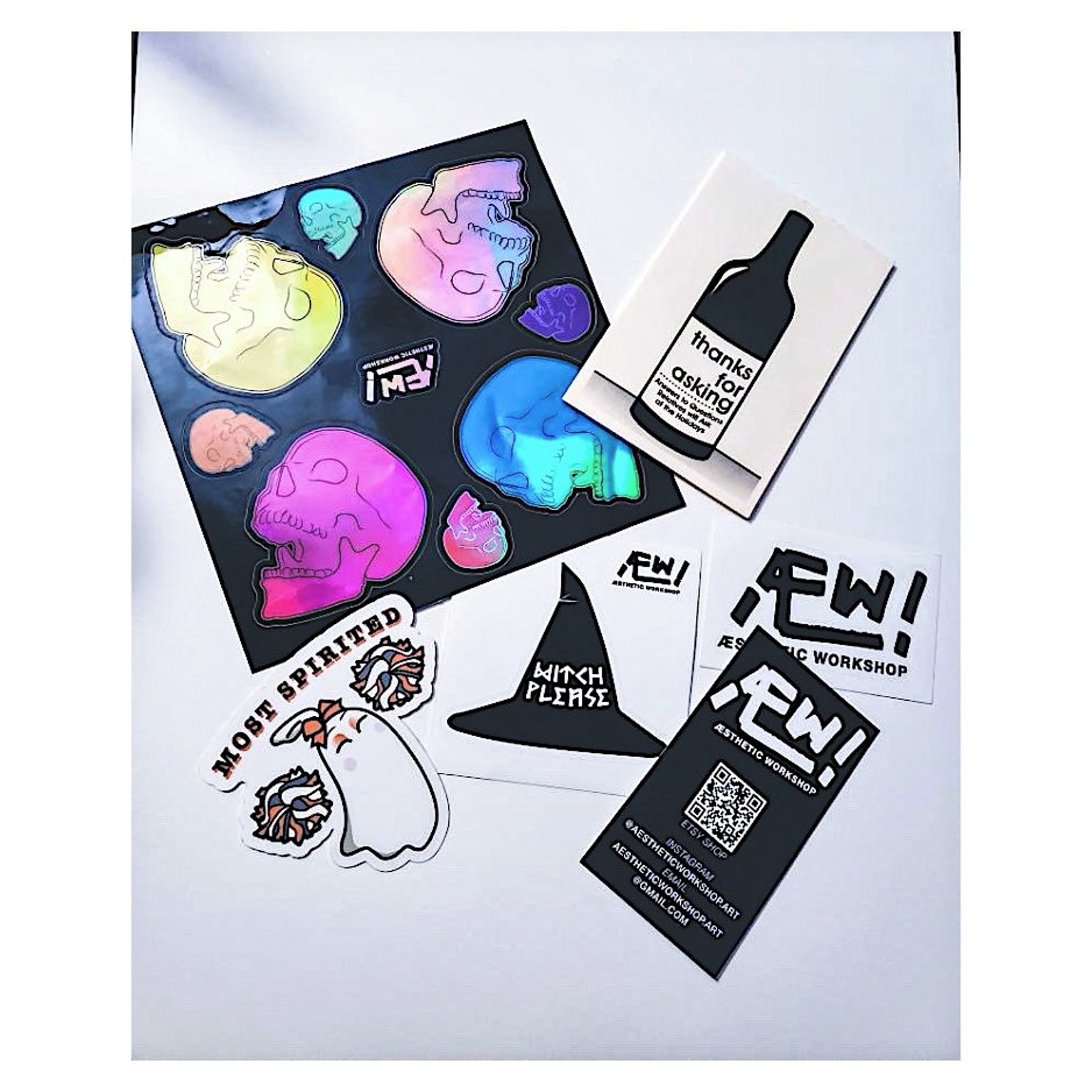 Most Spirited Ghoul Girl Sticker // Ghost Cheerleader Sticker ...