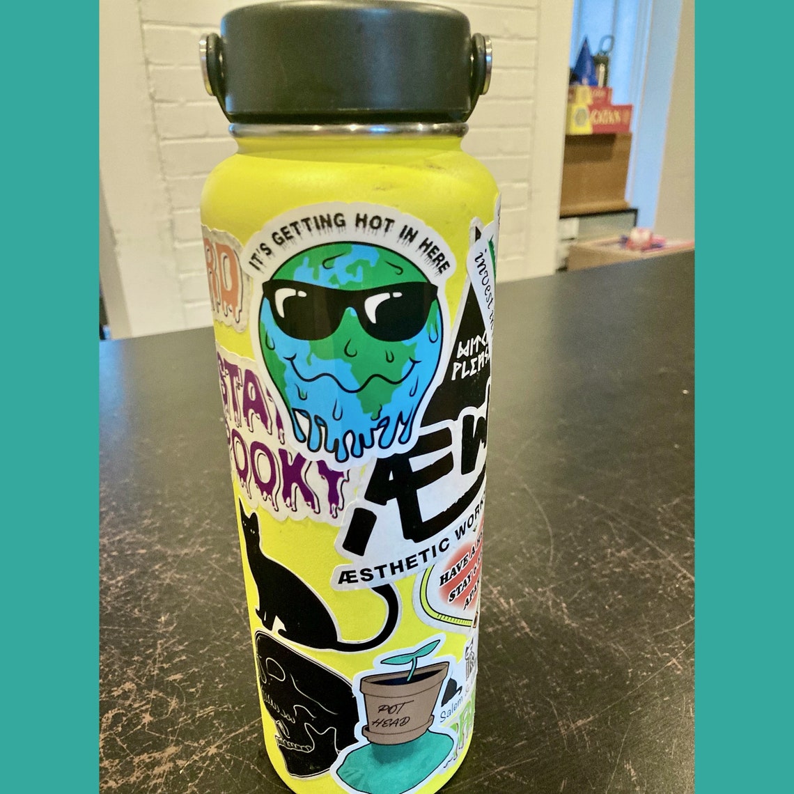 It's Getting Hot in Here Earth Sticker // Melting Earth - Etsy