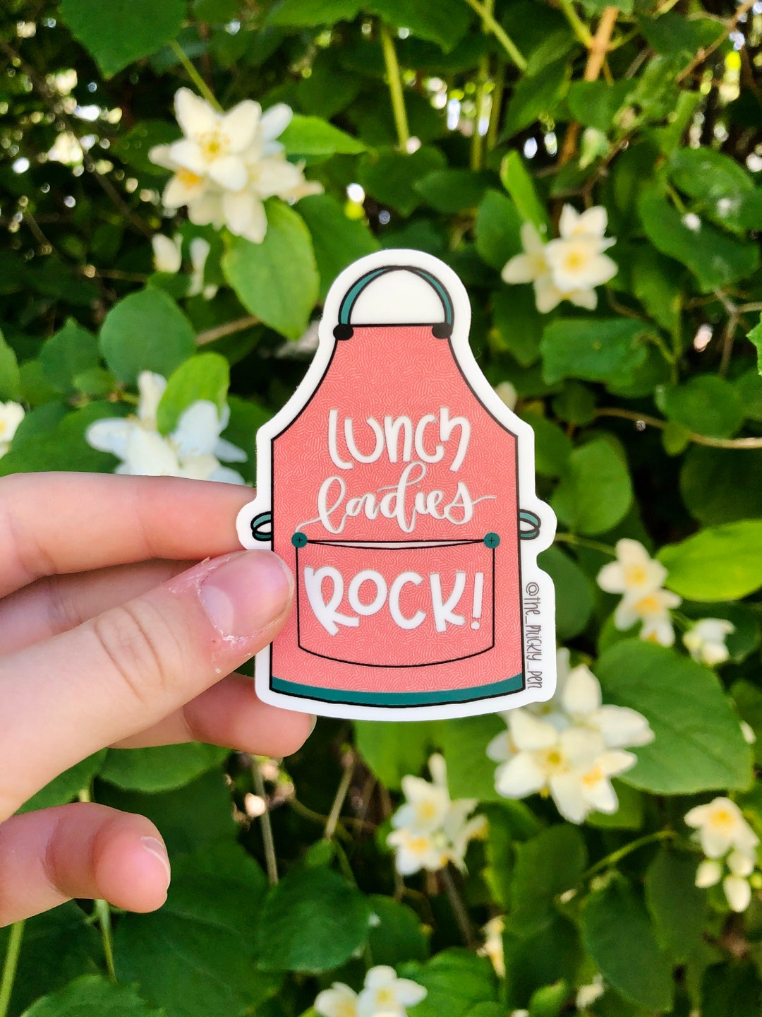 Lunch Ladies Rock Lunch Lady Vinyl Sticker Water Bottle - Etsy