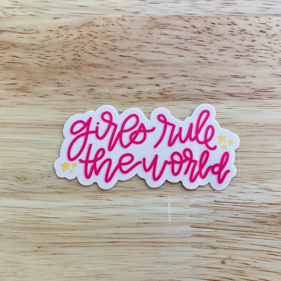 Girls Rule the World Sticker Girls Rule the World Hydroflask - Etsy