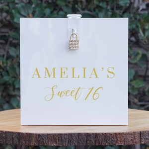 Personalized Sweet 16 Cards Gift Box - Etsy