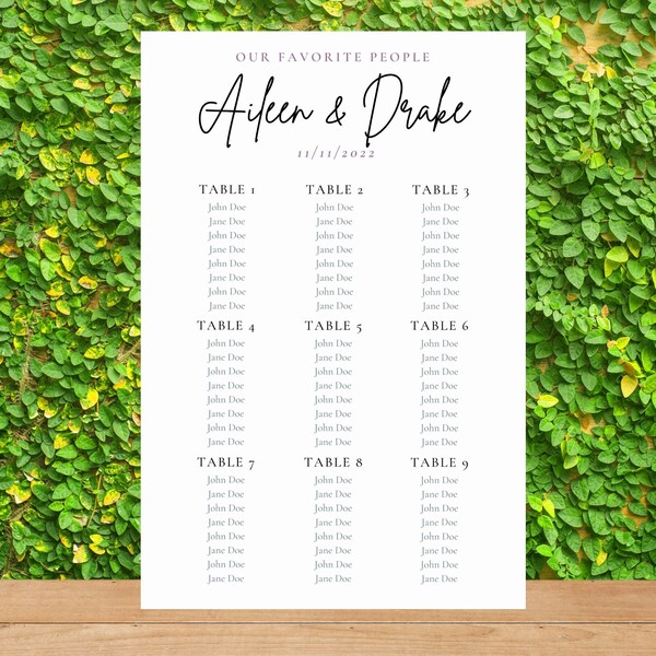 Seating Table - Etsy