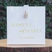Personalized Name Card Box Wedding Acrylic Card Box With Lock and Key ...