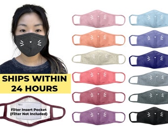 Funny Cat Face Mask - Etsy