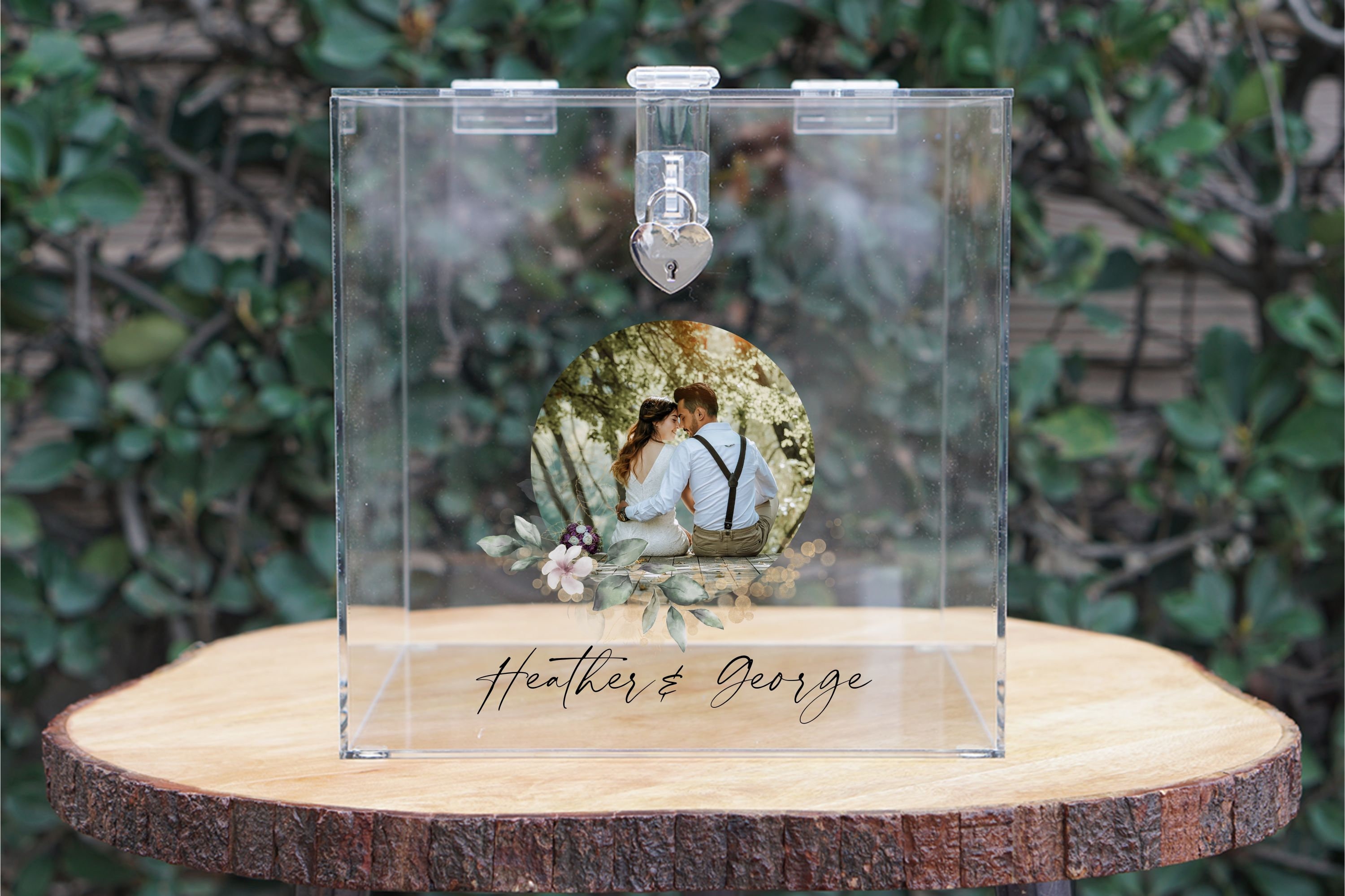 Unique and Special Card Box Customized Wedding Acrylic Card Box With ...