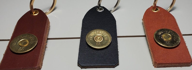 Leather Shotgun Shell Keychain - Etsy