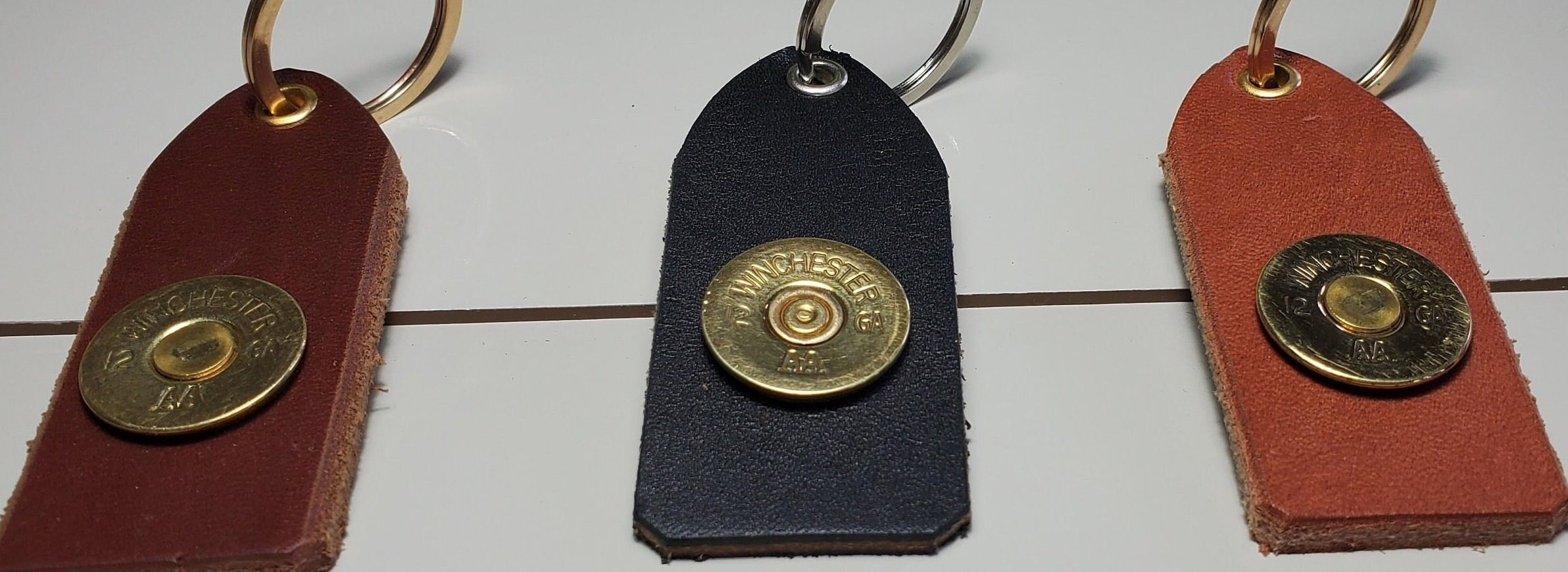 Leather Shotgun Shell Keychain - Etsy