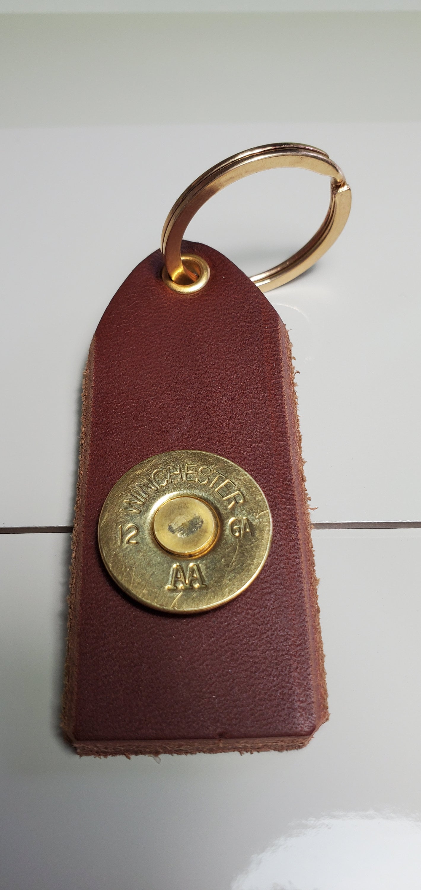Leather Shotgun Shell Keychain - Etsy