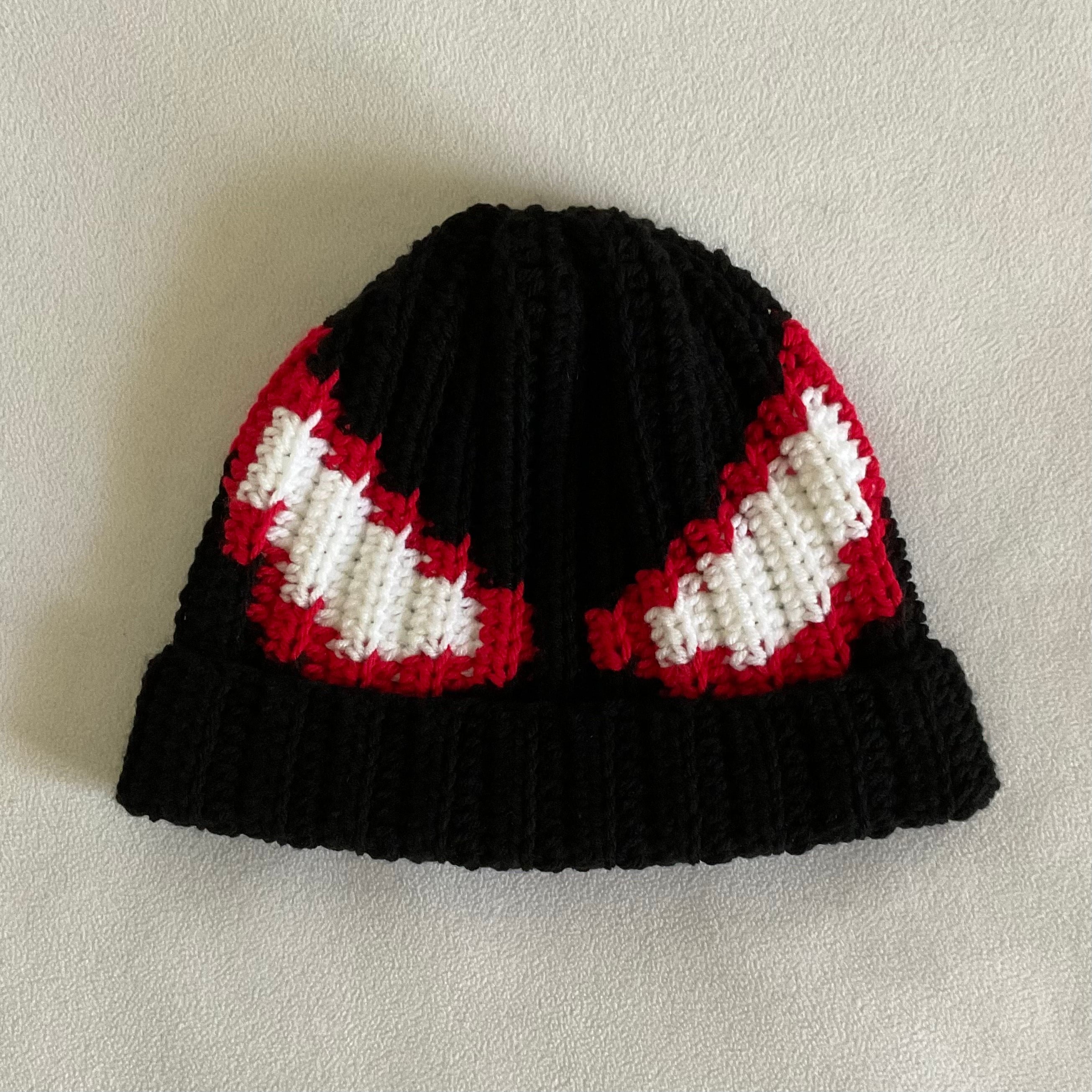 Spider-verse Inspired Beanies | Crochet Ribbed Character Beanies ...