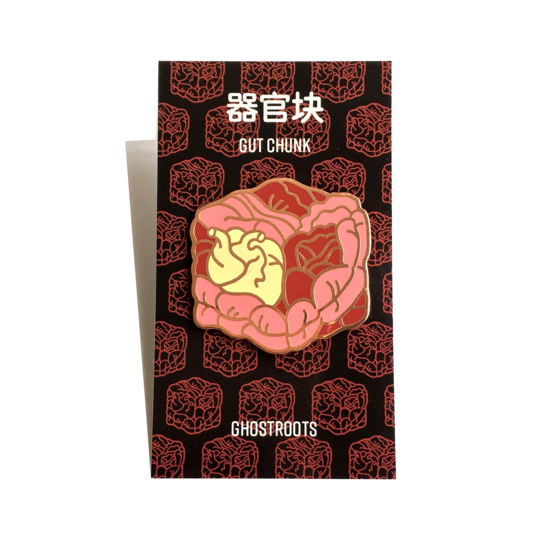 Skin Meat Guts Enamel Pins - Etsy