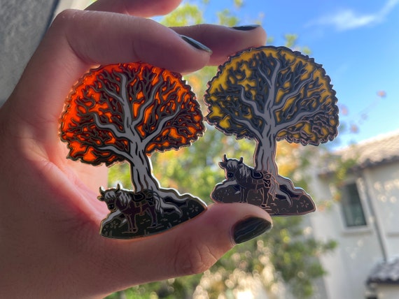 Erd Tree Translucent Enamel Pins - Etsy