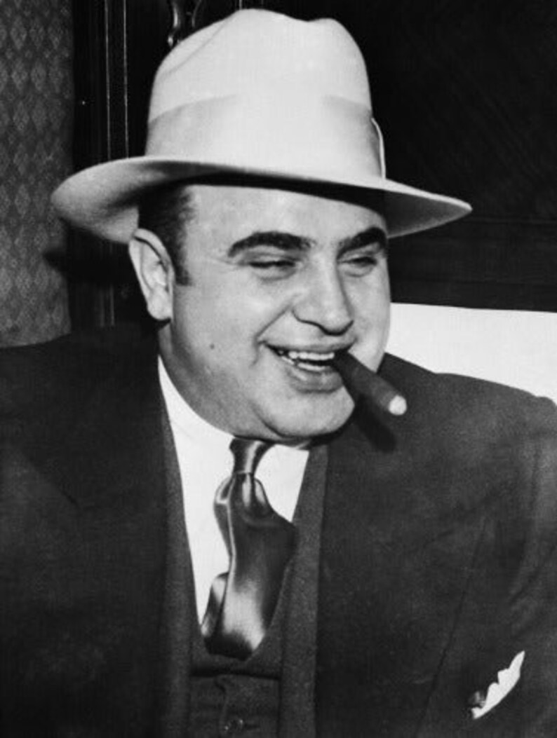 AL CAPONE GLOSSY Poster Picture Photo Print Banner Alphonse Mafia ...