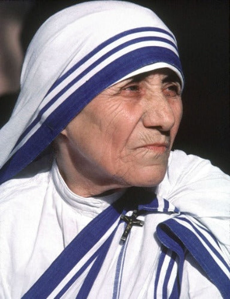 MOTHER TERESA GLOSSY Poster Picture Photo Banner Theresa - Etsy