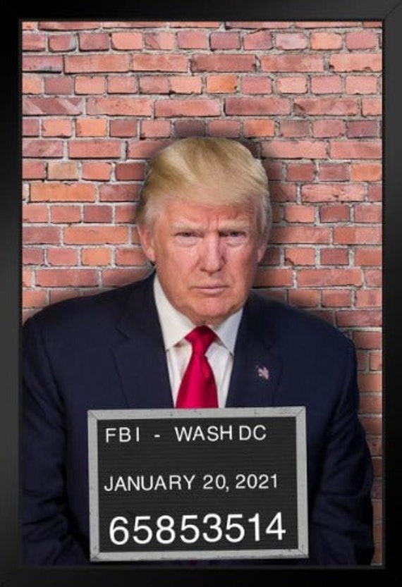 DONALD TRUMP FAKE Mugshot Glossy Poster Picture Photo Print - Etsy
