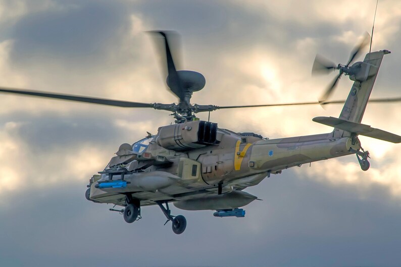 Boeing Ah-64 Apache Aircraft Glossy Poster Picture Photo Print Banner ...