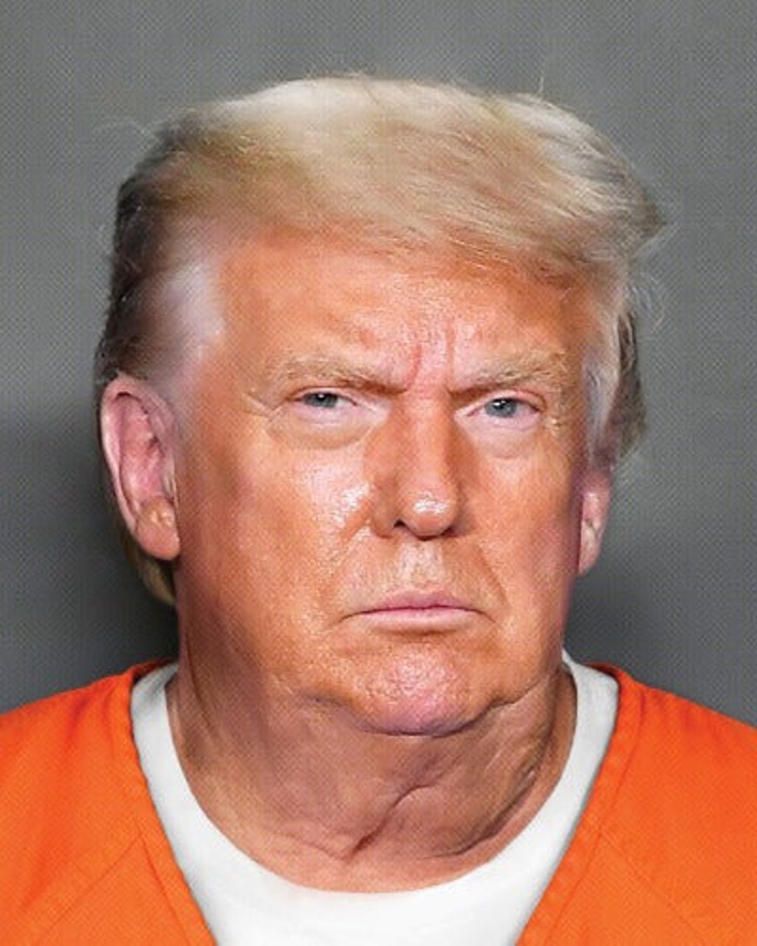 Donald Trump Fake Mugshot Glossy Poster Picture Photo Print Banner