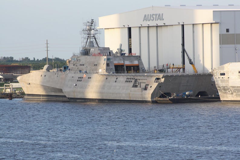 Uss Coronado Lcs-4 Comabt Ship Glossy Poster Picture Photo Print Banner ...