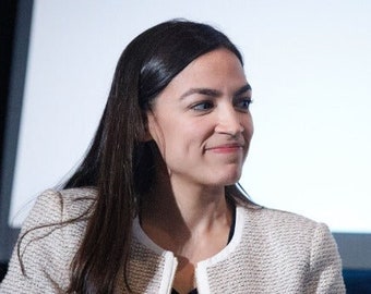 ALEXANDRIA OCASIO CORTEZ Glossy Poster Picture Photo Banner New York ...