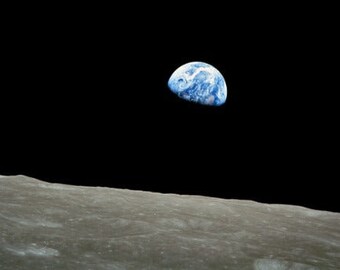 Earthrise Photo Apollo 8, Earthrise Photo Apollo 11, Nasa Vintage ...