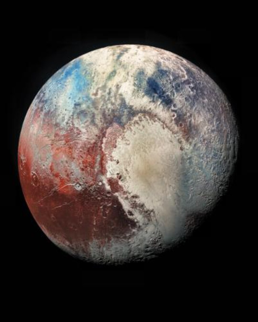 Planet Pluto Glossy Poster Picture Photo Banner Print Solar System ...