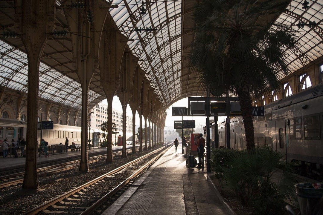 Gare De Nice Ville Train Station Glossy Poster Picture Photo Print ...