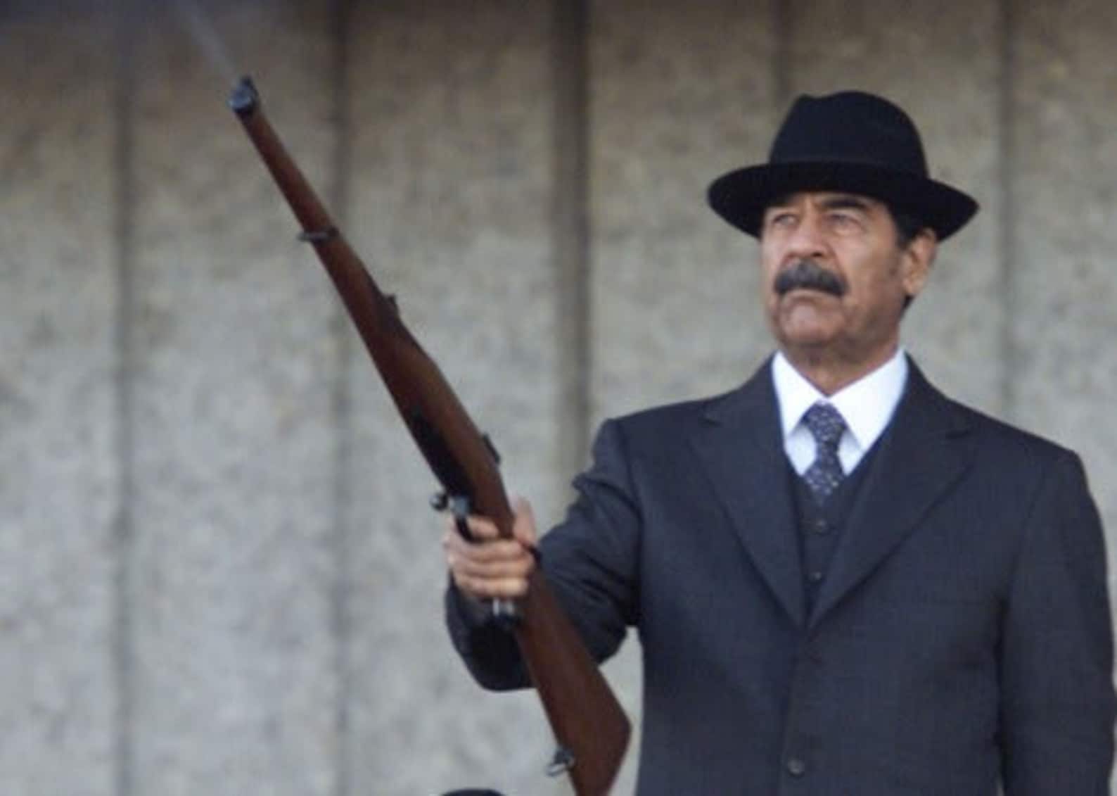 SADDAM HUSSEIN GLOSSY Poster Picture Photo Banner Tikrit Iraq Baghdad ...