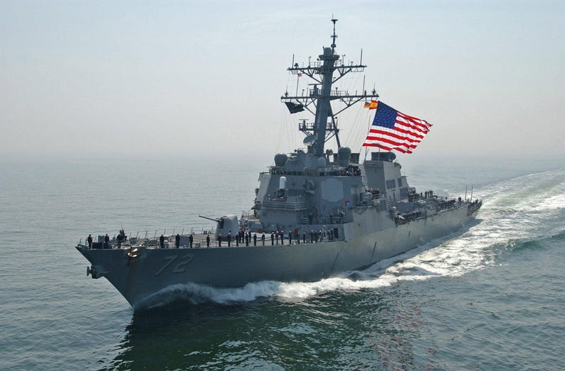 Uss Mahan Ddg-72 Destroyer Ship Glossy Poster Picture Photo Print ...