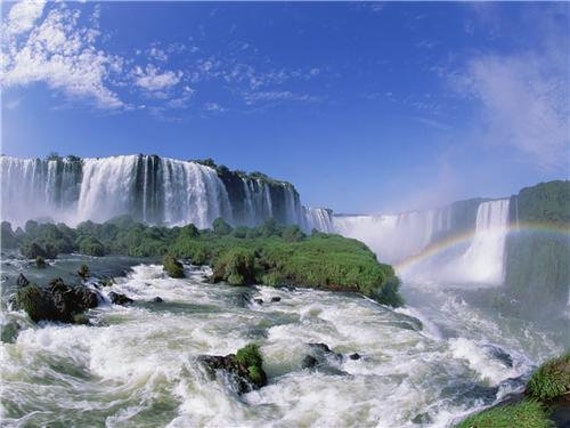 IGUAZU FALLS GLOSSY Poster Picture Photo Argentina Brazil - Etsy