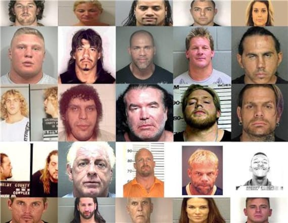 WRESTLING MUG SHOTS Glossy Poster Picture Photo Mugshot - Etsy
